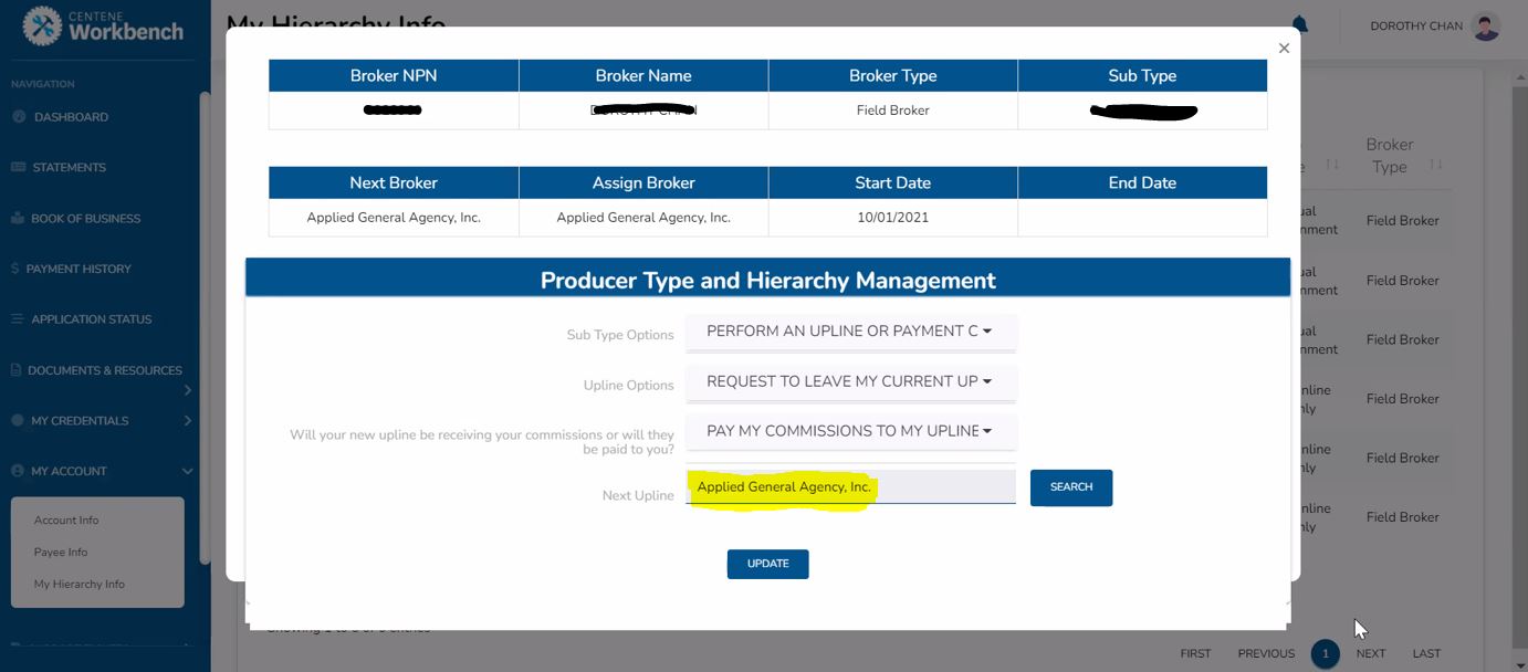 Contracting Information A through L - Applied General Agency, LLC
