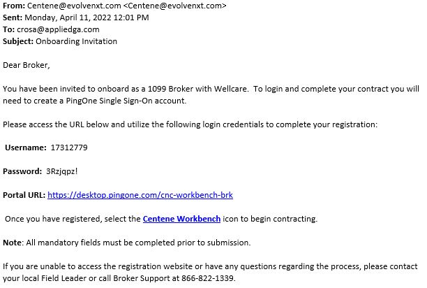 Contracting Information A through L - Applied General Agency, LLC